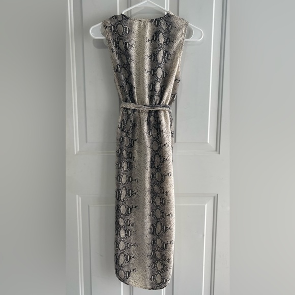 Paper Heart | Dresses | Snake Skin Print Asymmetrical Dress | Poshmark